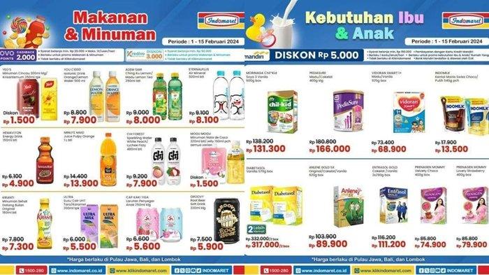 Katalog Promo Indomaret Hari ini 9 Februari 2024, Bayar Pakai Debit BTN ...
