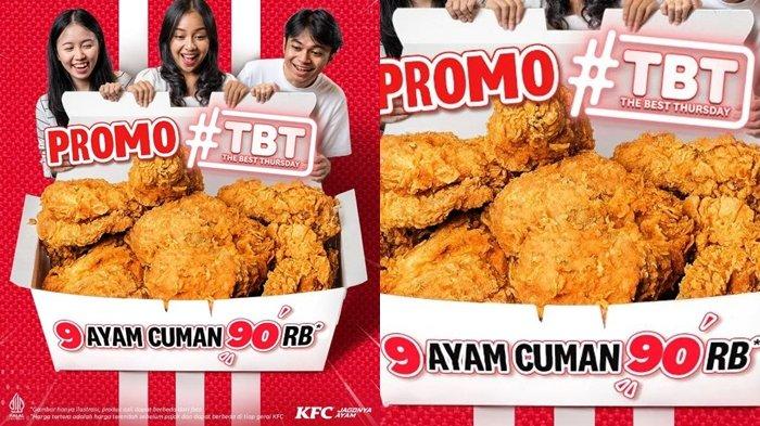 Katalog Promo KFC Hari ini 1 Februari 2024, Paket TBT 9 Potong Ayam ...