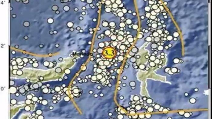 Info BMKG Gempa Hari Ini Magnitudo 3.3, Pusat Gempa 2 Menit yang Lalu di Jailolo Maluku Utara ...