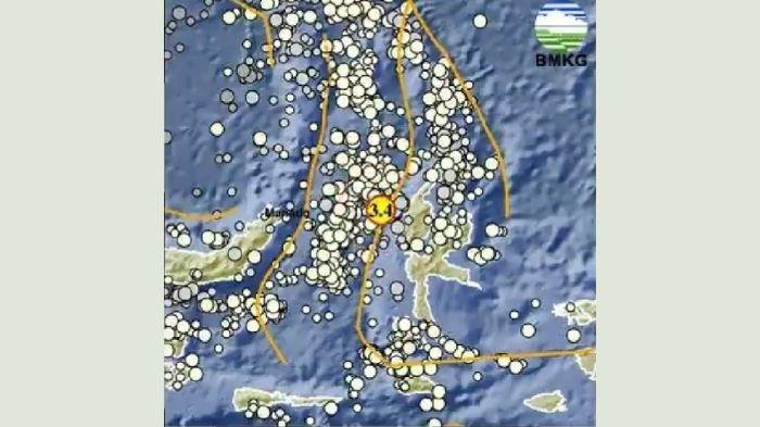 Info Gempa Baru Saja Magnitudo 3.4, Pusat Gempa Terkini 2 Menit Lalu di Halmahera Barat Maluku ...
