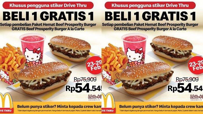 Katalog Promo McD Hari ini 1 Maret 2024, Pembelian Lewat Drive Thru Rp 70.000 Gratis Mainan ...