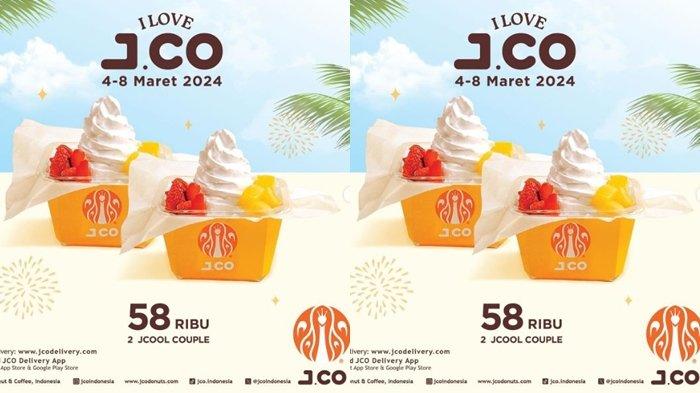 Katalog Promo J.CO Hari ini 8 Maret 2024, Dapatkan 2 Jcool Couple hanya ...