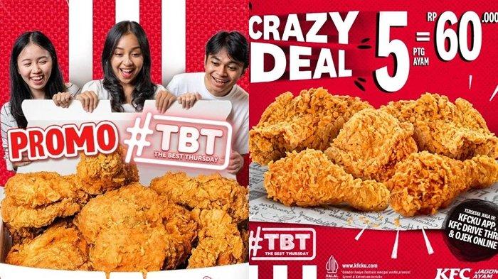 Katalog Promo KFC Hari ini 7 Maret 2024, Crazy Deal 5 Potong Ayam hanya Rp 60.000 - Tribunkaltim.co
