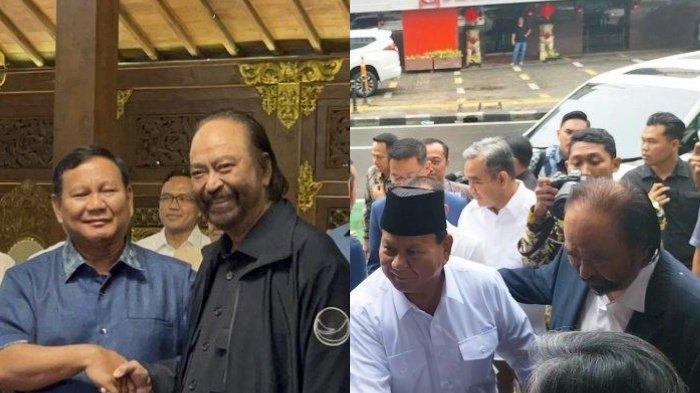 Prabowo Temui Surya Paloh, Peluk Hangat hingga Karpet Merah dari Nasdem, Timnas AMIN Berjuang di ...
