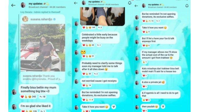 Viral di Media Sosial, Siapa Livy Renata dan Klarifikasi Terkait 'Mengemis Online di Trakteer ...