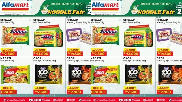 Katalog Promo Alfamart Hari ini 30 Maret 2024, Dapatkan 8 Mie Instan hanya Rp 14.300 ...