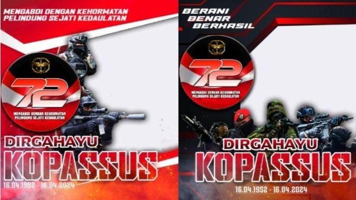 7 Link Twibbon HUT Kopassus 2024 ke-72 yang Bisa Digunakan Tanpa Watermark, Bisa Langsung di ...