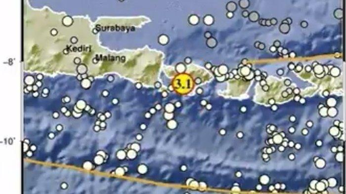 Info BMKG Gempa Hari Ini Magnitudo 3.1, Pusat Gempa Baru Saja di Tabanan Bali, Cek Info BMKG ...