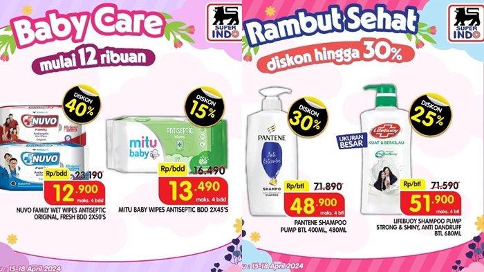 Katalog Promo Superindo Hari ini 18 April 2024, Sabun Mandi dan Shampoo ...