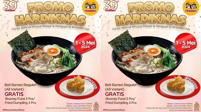 Katalog Promo Hokben Hari ini 3 Mei 2024, Makan Kenyang Berdua hanya Bayar Rp 88.000 ...