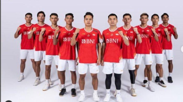 Line Up Final Thomas Cup 2024 Indonesia vs China, Full Team Ginting vs Shi Yu Qi, Live Score dan ...