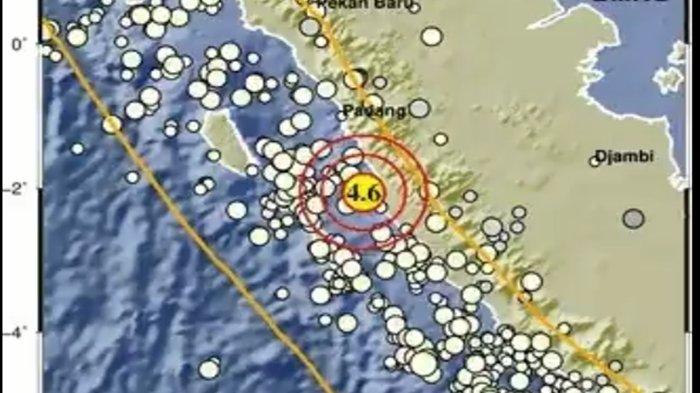 Baru Saja 2 Menit yang Lalu Gempa Magnitudo 4.6 Guncang Mukomuko Bengkulu, Cek Info BMKG ...