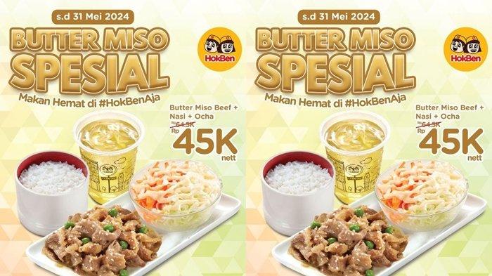 Katalog Promo Hokben Hari ini 31 Mei 2024, Makan Kenyang Pesan Lewat Drive Thru Hemat Rp 27.500 ...