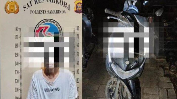Seorang Pria di Jalan Irigasi Samarinda Dibekuk Polisi Kedapatan Simpan Sabu Dibungkus Tissu ...