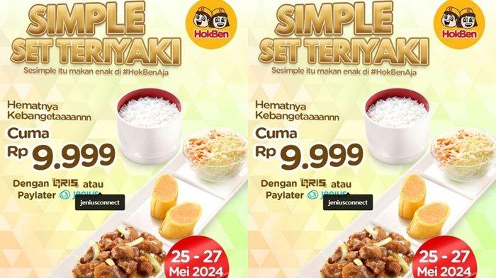 Katalog Promo Hokben Hari ini 27 Mei 2024, Bayar Pakai Qris Jenius ...
