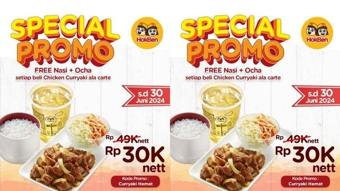 Katalog Promo Hokben Hari ini 13 Juni 2024, Bayar Pakai Qris Bank Saqu Makan Kenyang hanya Rp 9. ...