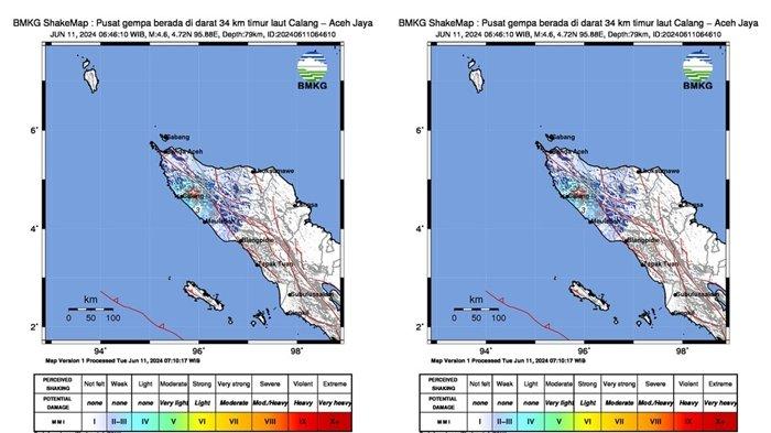 Terkini! Gempa di Aceh Hari Ini, BMKG: Kekuatan 4,6 Magnitudo ...