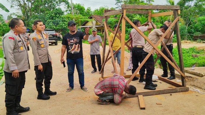 Polresta Membuat Sumur Bor dan Penampungan Air Bersih di Handil Bhakti ...