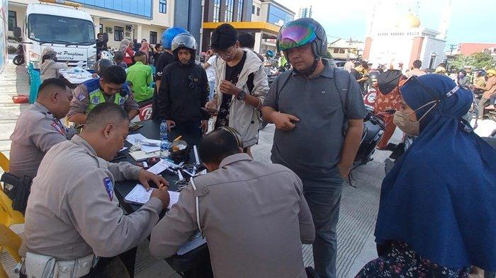 154 Kendaraan Terjaring Razia Gabungan di Balikpapan, 8 Motor Disita Petugas - Tribunkaltim.co