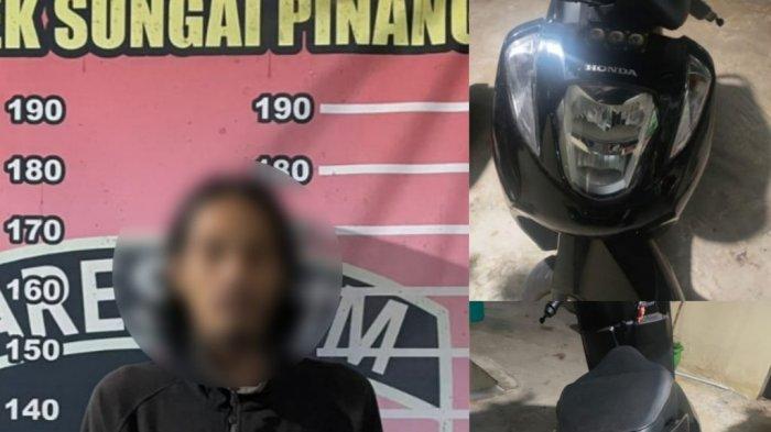 Pelaku Pencurian Sepeda Motor Terparkir di Teras Rumah di Gunung Lingai Samarinda Diringkus ...