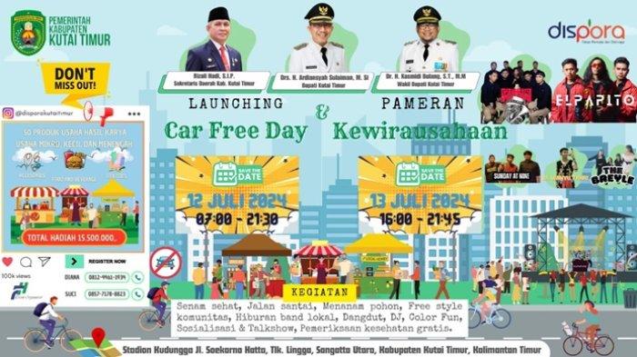 Kawasan Stadion Kudungga Kutai Timur Bakal Jadi Lokasi Car Free Day ...