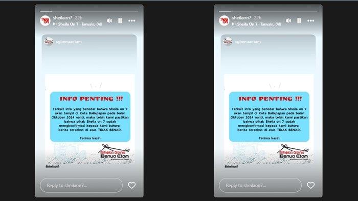Sheila On 7 Bantah Pernyataan Rahmad Mas'ud soal Konser di Balikpapan ...