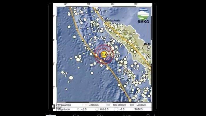 Info Gempa Magnitudo 4.8 Hari Ini, Pusat Gempa Sinabang Aceh, Pedoman ...