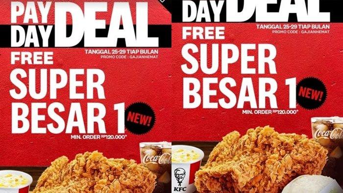 Katalog Promo KFC Hari ini 28 Juli 2024, Pembelian Rp 120.000 Gratis ...