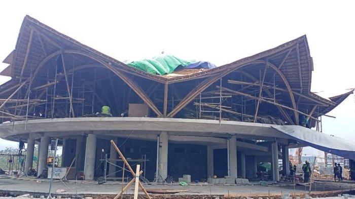 Kantor Presiden di IKN Rampung, Pemasangan Bilah ke 4.560 Sayap Burung ...