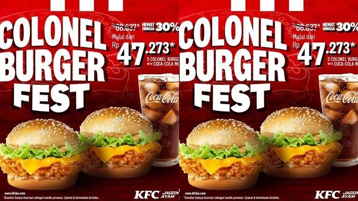 Katalog Promo KFC Hari ini 3 Agustus 2024, Dapatkan 2 Burger dan 1 ...