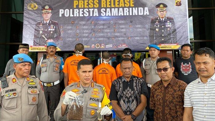 Satresnarkoba Polresta Samarinda Ringkus Pemuda 25 Tahun Pengedar Tembakau Gorilla - Tribunkaltim.co