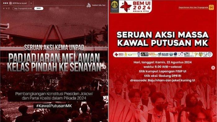 Aktivis 98, Guru Besar, Buruh, Mahasiswa, dan Komika Demo Kawal Putusan MK Hari Ini di Gedung ...