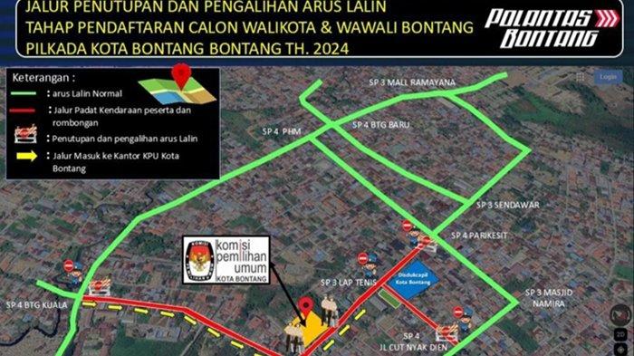 Jalan Awang Long Bakal Ditutup Sementara saat Pendaftaran Bapaslon ...