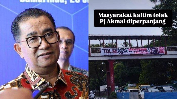 Ramai di Samarinda, Muncul Spanduk di JPO, Tuntut Pj Gubernur Kaltim Akmal Malik Turun dari ...