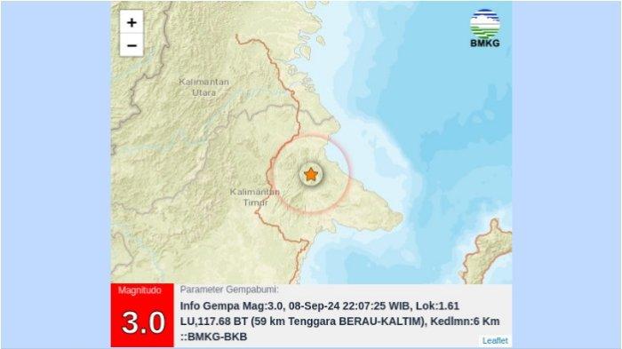 Terbaru Gempa di Kecamatan Karangan Kutai Timur, Daftar Sesar di ...