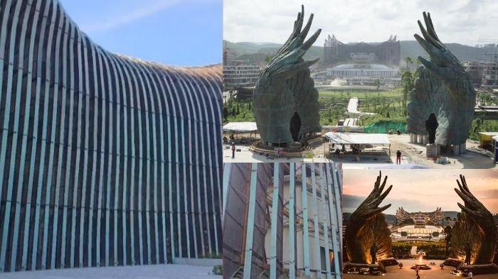 Transformasi Patung Istana Garuda yang Mulai Tampak Hijau, Nyoman ...