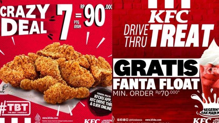 Katalog Promo KFC Hari Ini 19 September 2024, Crazy Deal 7 Potong Ayam ...