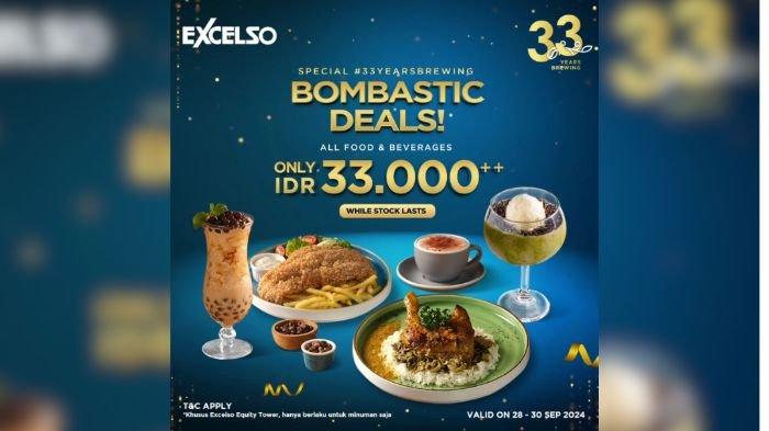Hari Terakhir Promo Excelso Semua Menu Jadi Rp 33.000 Berlaku 28-30 ...