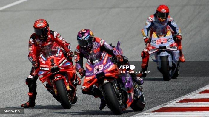 Hasil Sprint Race MotoGP Jepang 2024: Pecco Bagnaia Terdepan, Marc Marquez Naik Podium - Halaman ...