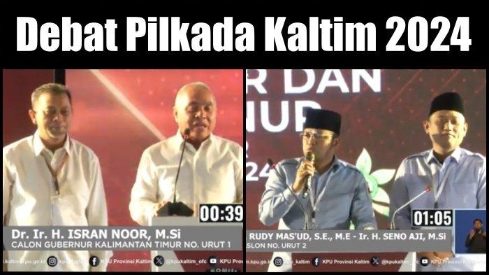 Debat Kedua Pilkada Kaltim 2024 Akhir Pekan Ini, Adu Gagasan Isran-Hadi ...