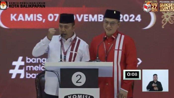 Debat Pilkada Balikpapan 2024, Rendi Ismail Singgung Pemimpin yang Bijak dan Kata-kata Bung ...