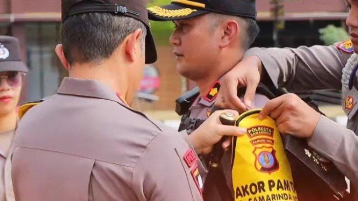Persiapan Pengamanan Pilkada 2024, Polresta Samarinda Terima Personel BKO Polda Kaltim ...
