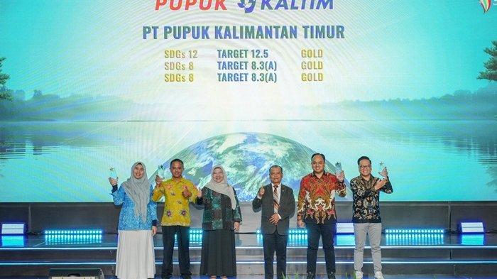 Komitmen terhadap SDGs, Pupuk Kaltim Raih Tiga Penghargaan ISDA 2024 - Tribunkaltim.co