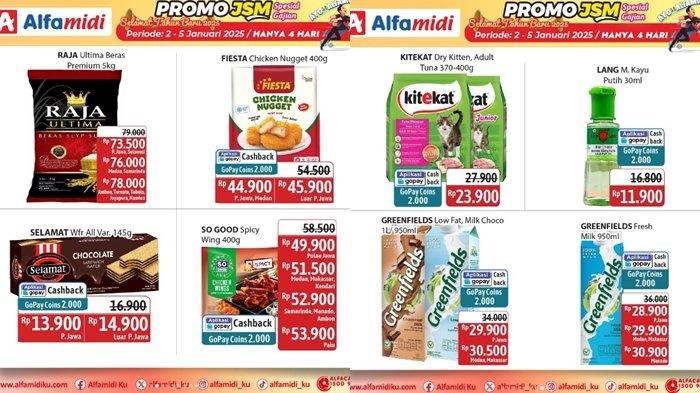 Katalog Promo Alfamidi Hari ini 4 Januari 2025, Dapatkan 5 Bungkus Mie ...