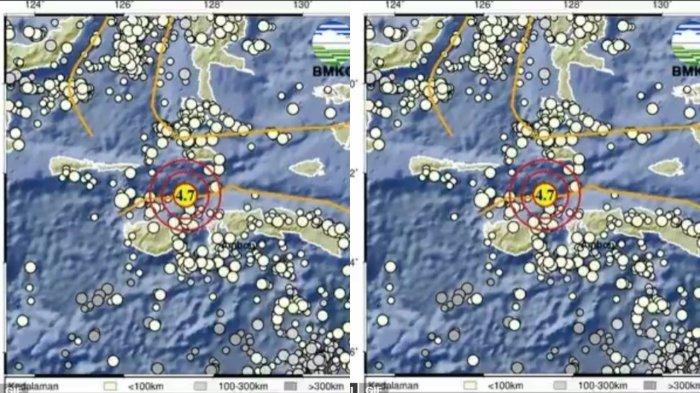 Baru Saja! Gempa Magnitudo 4.7, Pusat Gempa di Buru Maluku, Cek Info BMKG - Tribunkaltim.co