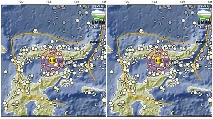 Baru Saja! Pusat Gempa Magnitudo 4,0 di Barat Daya Boalemo, Simak Info BMKG - Tribunkaltim.co