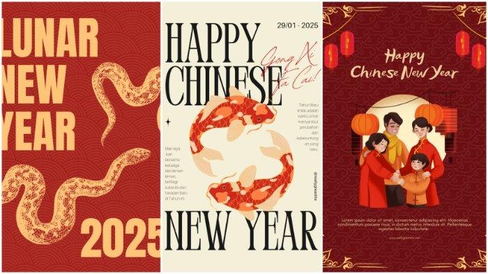 30 Ucapan Tahun Baru Imlek 2025 dalam Tulisan Mandarin dan Artinya, Cocok dipasang di Media ...