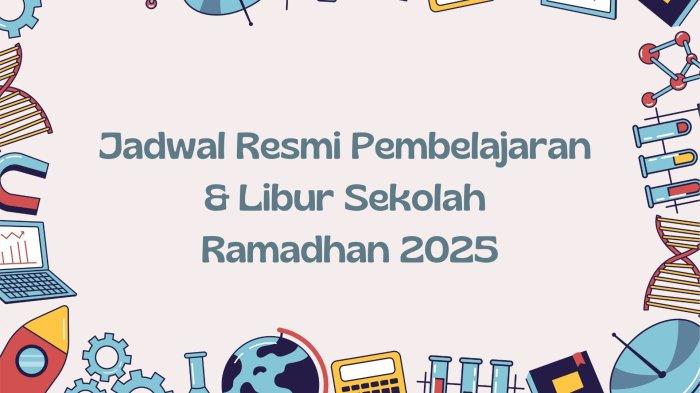 Jadwal Libur Anak Sekolah Di Ramadhan 2025 Kalender 2025 Daftar Libur