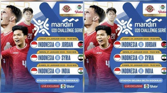 Jadwal dan Link Siaran Langsung Timnas Indonesia vs Suriah U20, Lengkap dengan Daftar Pemain ...