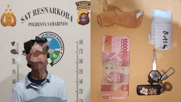 Seorang Pria Diamankan Satresnarkoba Polresta Samarinda Terkait Kepemilikan Ganja Seberat 8,43 ...